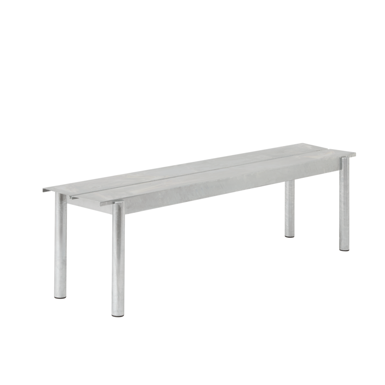 Linear Galvanised Steel Bench – In Good Company